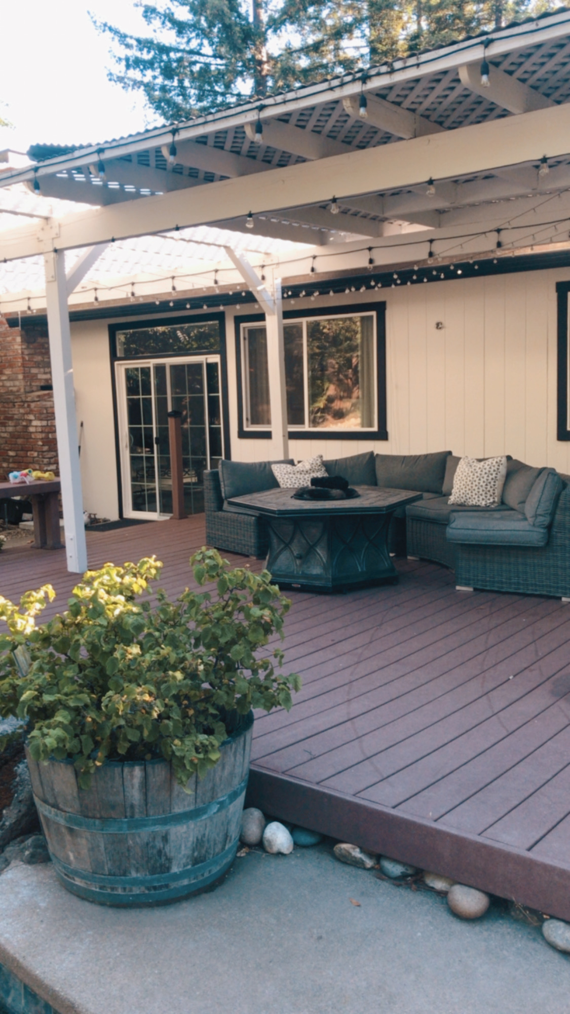 Patio Revamp; Before and After - Designs by Laila